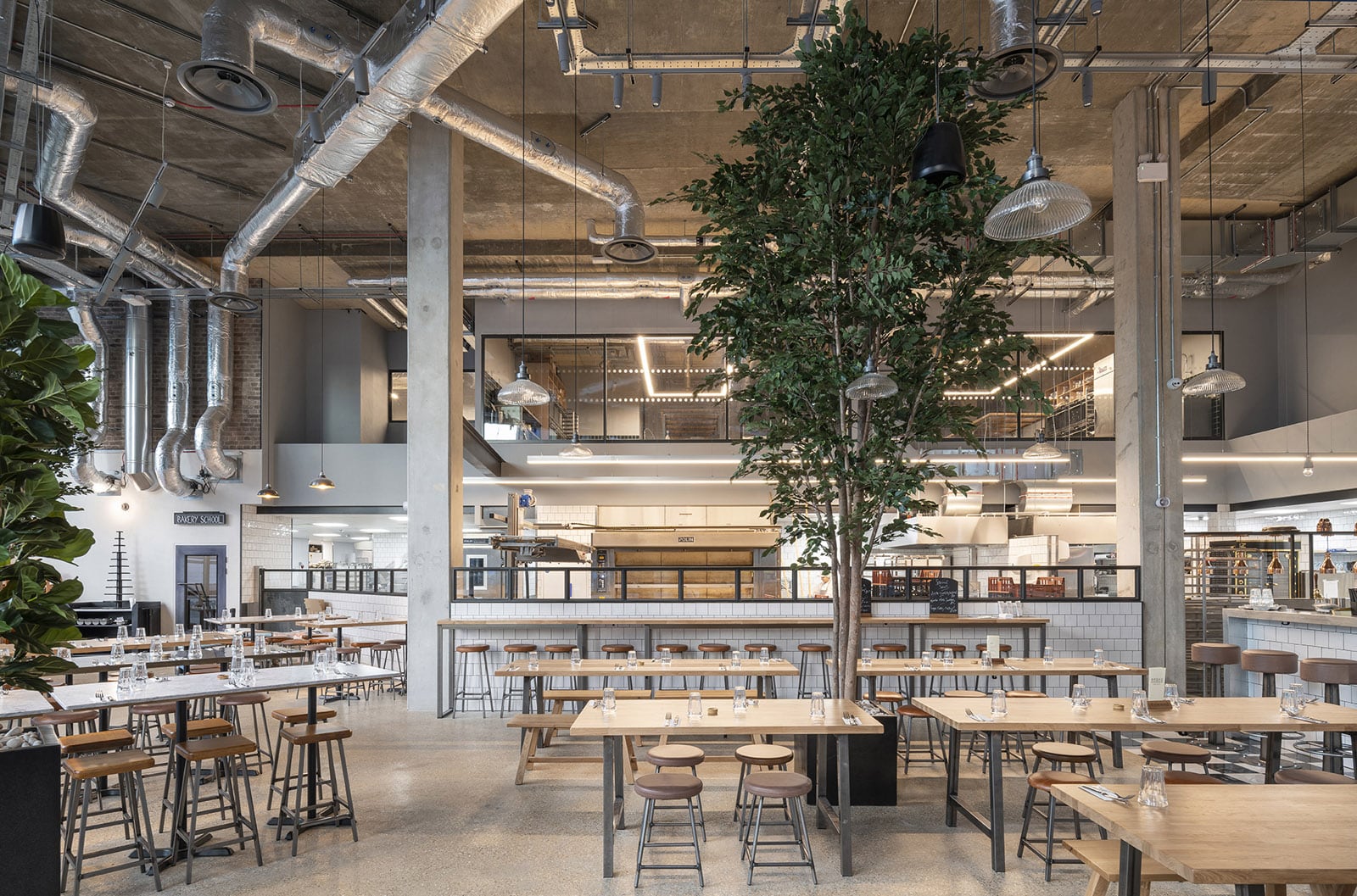 Flagship Bakery and Restaurant Interior Design: Bread Ahead