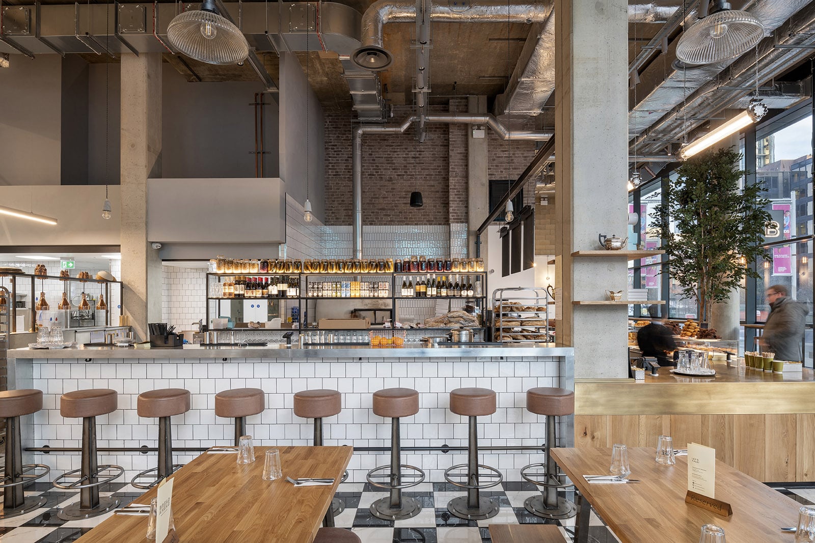 Flagship Bakery and Restaurant Interior Design: Bread Ahead